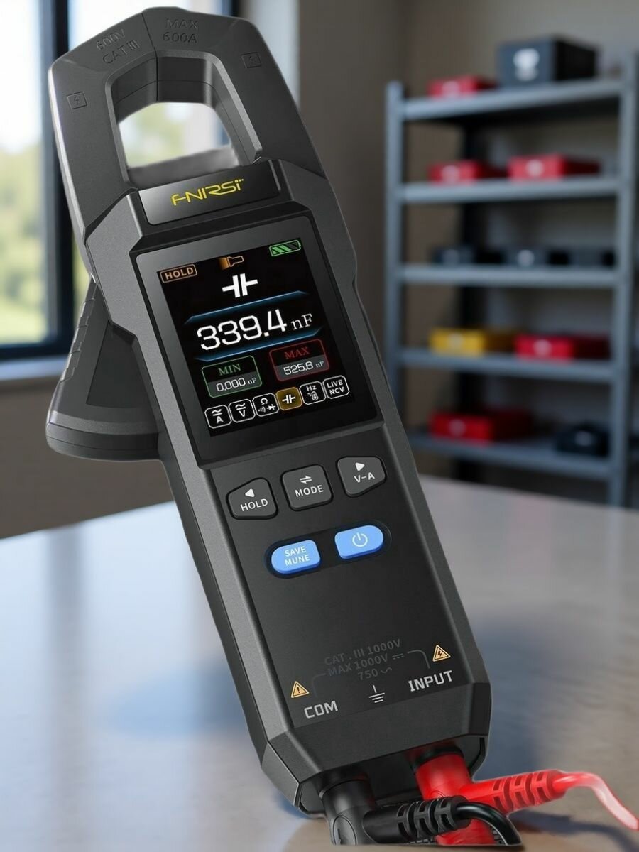 Цифровой мультиметр с токовыми клещами FNIRSI DMC-100