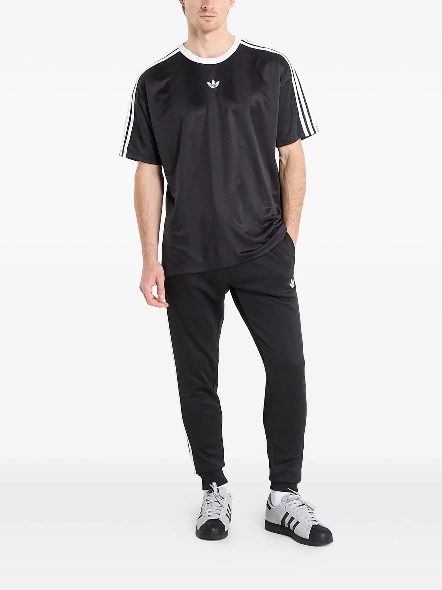 Футболка adidas, размер XL, черный — фото 1