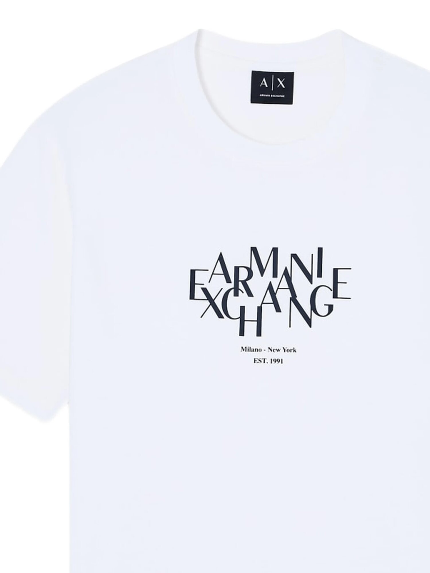 Футболка Armani Exchange, размер S, белый, — фото 1