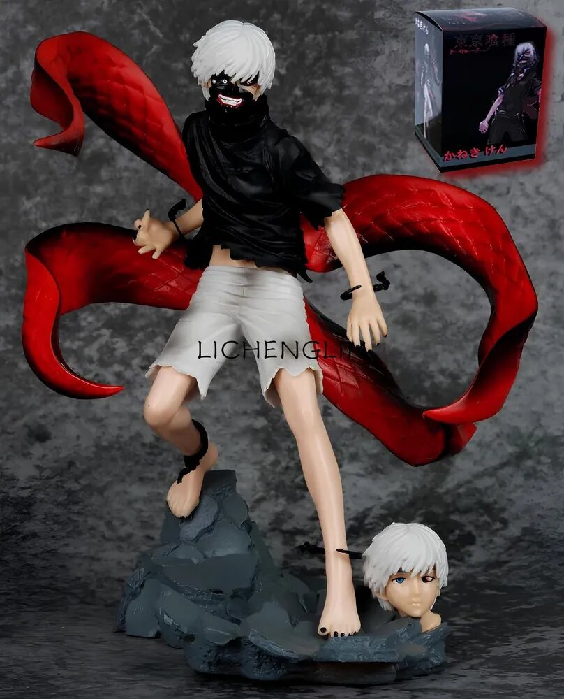 Фигурка Токийский Гуль Кен Канеки / Tokyo Ghoul (21см) ПВХ