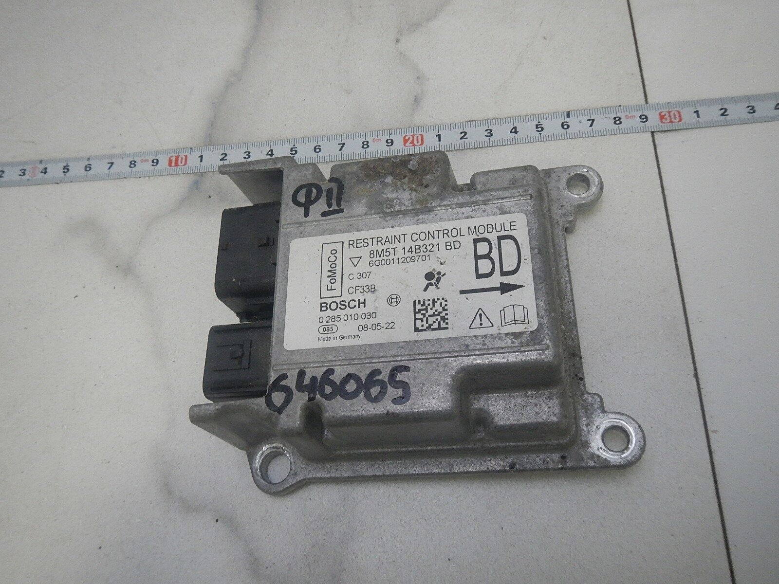 Б/У Блок управления AIR BAG, Ford (Форд)-FOCUS 2 (08-11) FORD FOCUS 2 (08-11) Без видимых повреждений. 646065 FORD арт. ...