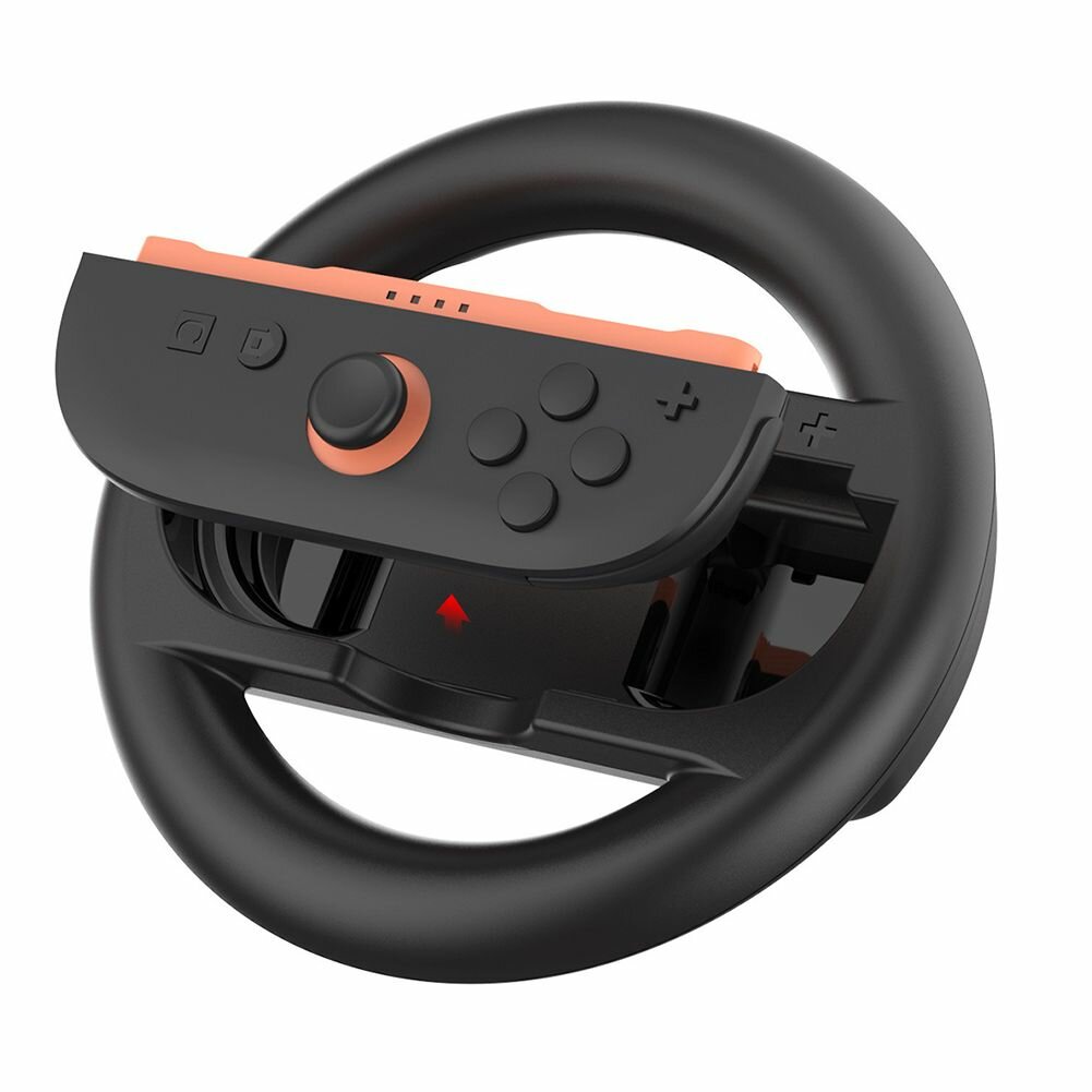 Руль для Nintendo Switch 2, круглый держатель для Joy-Con, чёрный, комплект из 2 шт.