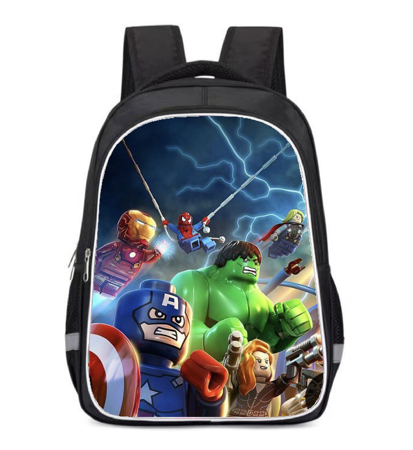 Новый школьный рюкзак 2024 года из серии Marvel Animation для 1-3-6 классов, детский рюкзак с защитой позвоночника «Зеленый гигант».
