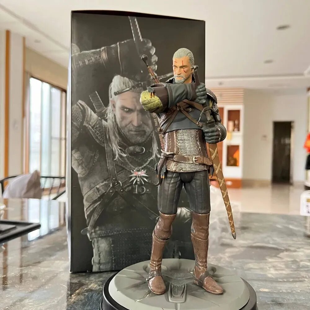 Фигурка Ведьмак 3: Дикая Охота Геральт / The Witcher 3: Wild Hunt Geralt 23 cm