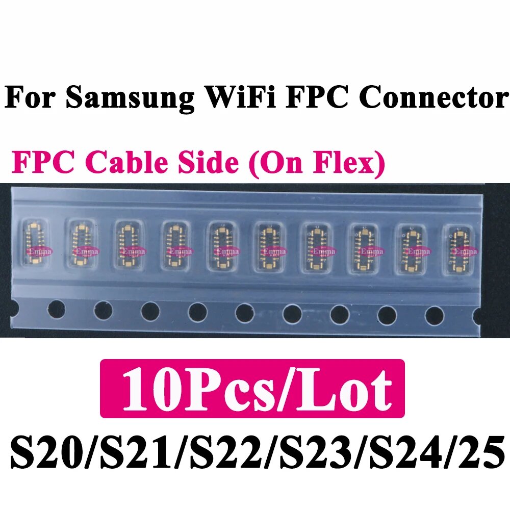 10шт. Разъем FPC WiFi для Samsung S20-S25 (Flex)