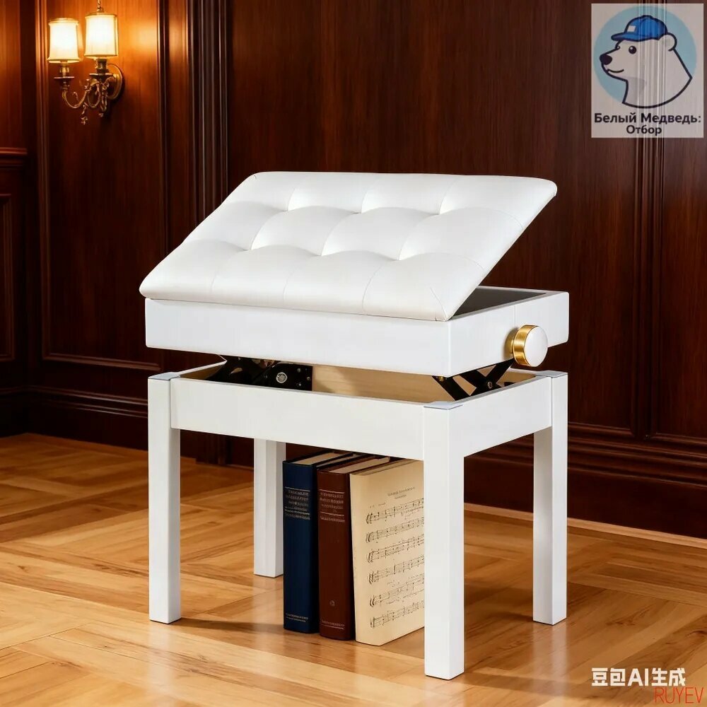 Банкетка, Синтетика, 55х34х55 см