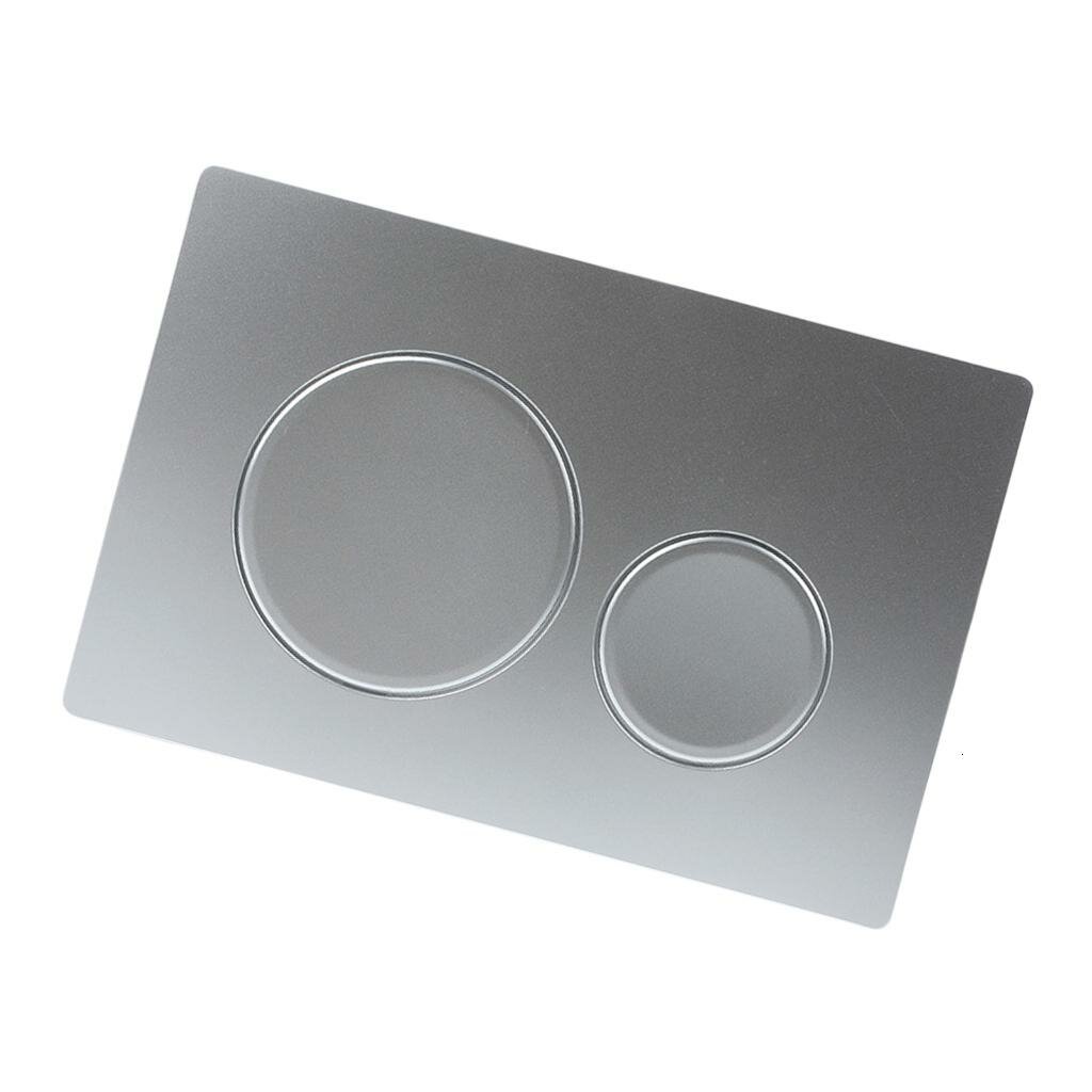 Скрытая панель для унитаза с тихим смывом и экономией воды, серебро