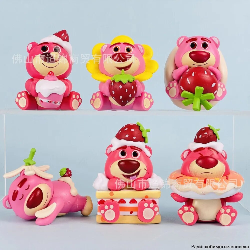 Набор фигурок Винни-Пух, Тигра и Пятачок. Фигурки Лото медведя из серии Toy Story. 6 шт