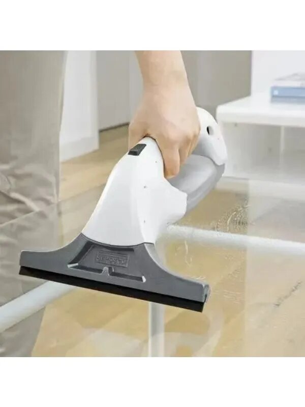 Karcher WV1 PLUS электрический стеклоочиститель для окон, белый, с пульверизатором — фото 1