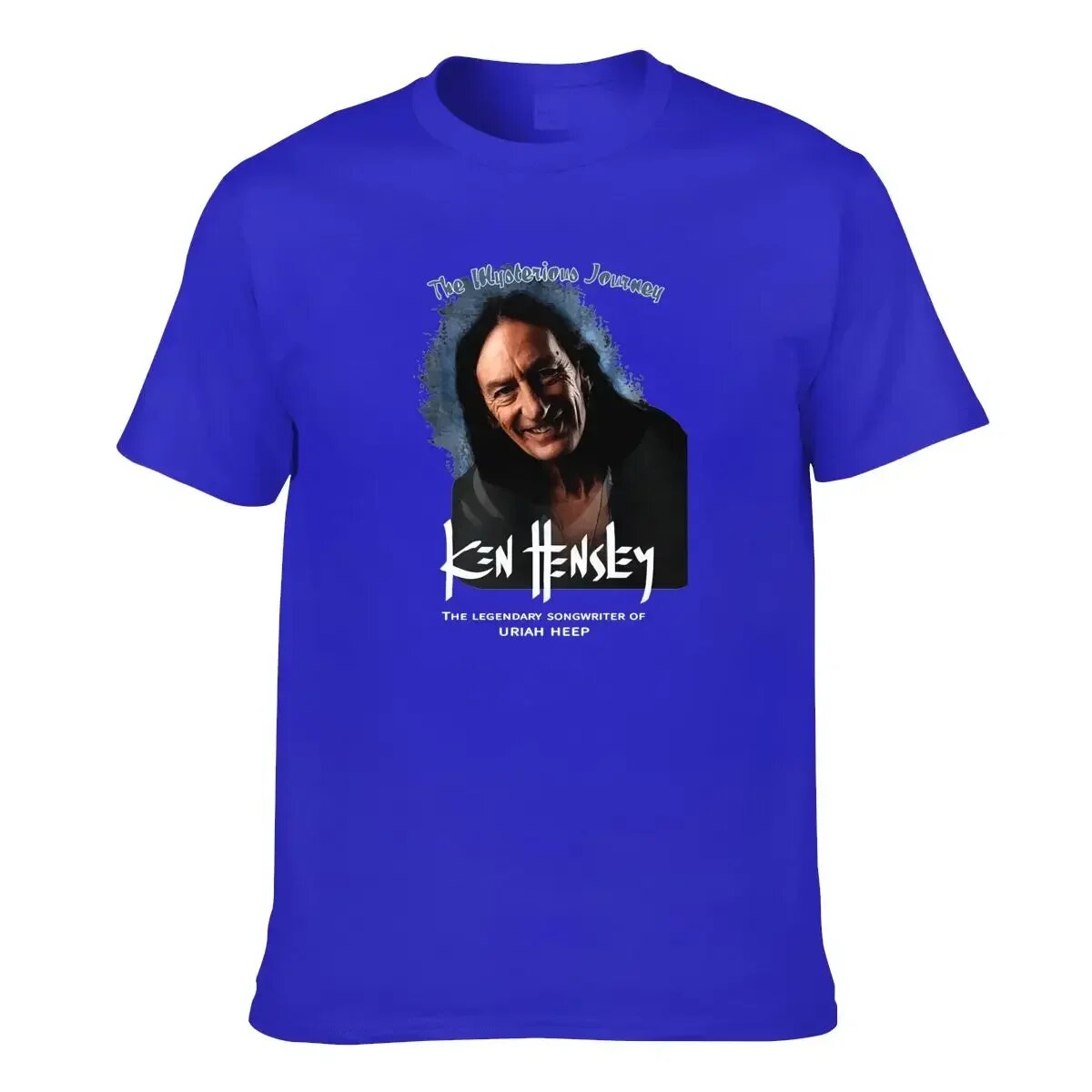 Футболка Ken Hensley The Magician Journeyman, синяя, размер М