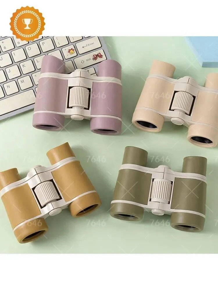 GM (1) 4 30 Детский бинокль для защиты глаз на открытом воздухе фиолетовый