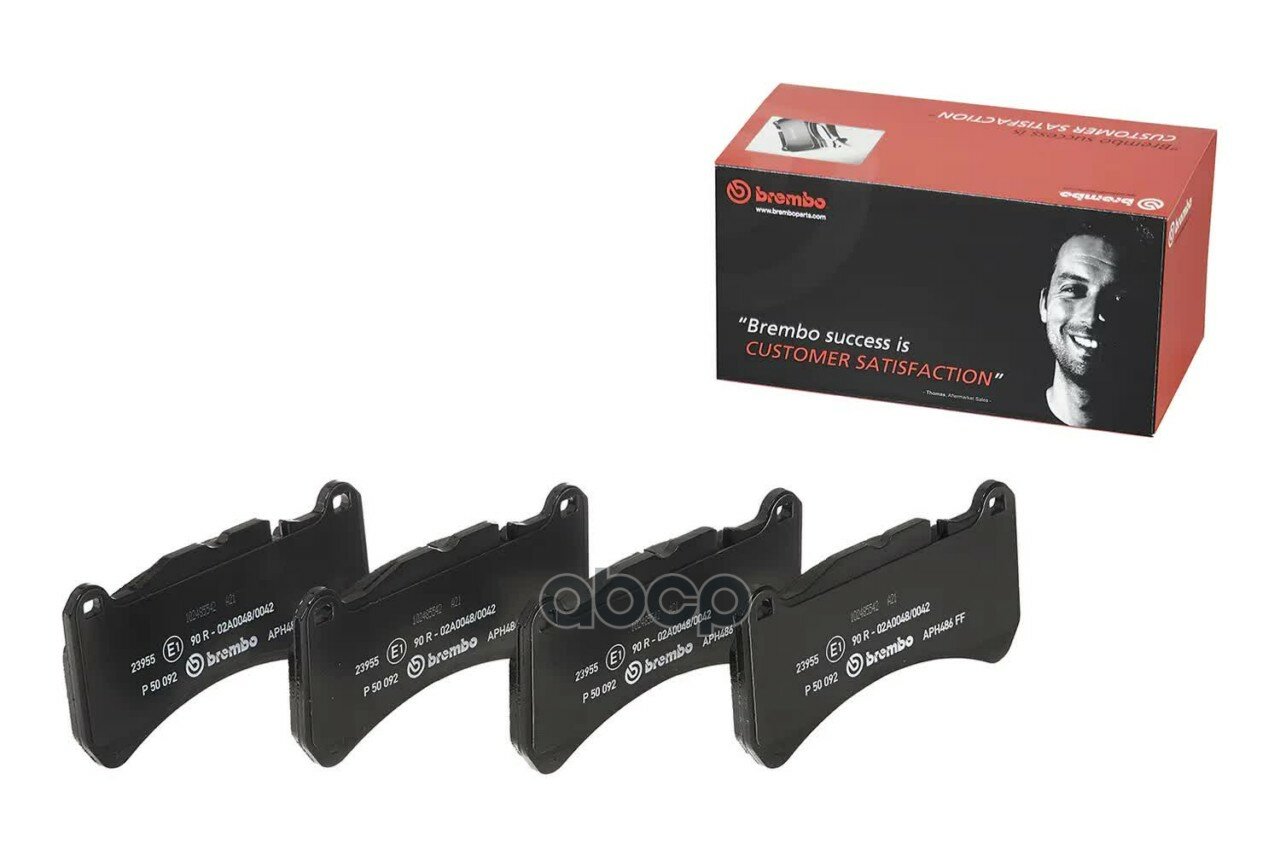P50092_колодки дисковые п! Mercedes C209/A209 5.5 M113.987 02> Brembo арт. P50092
