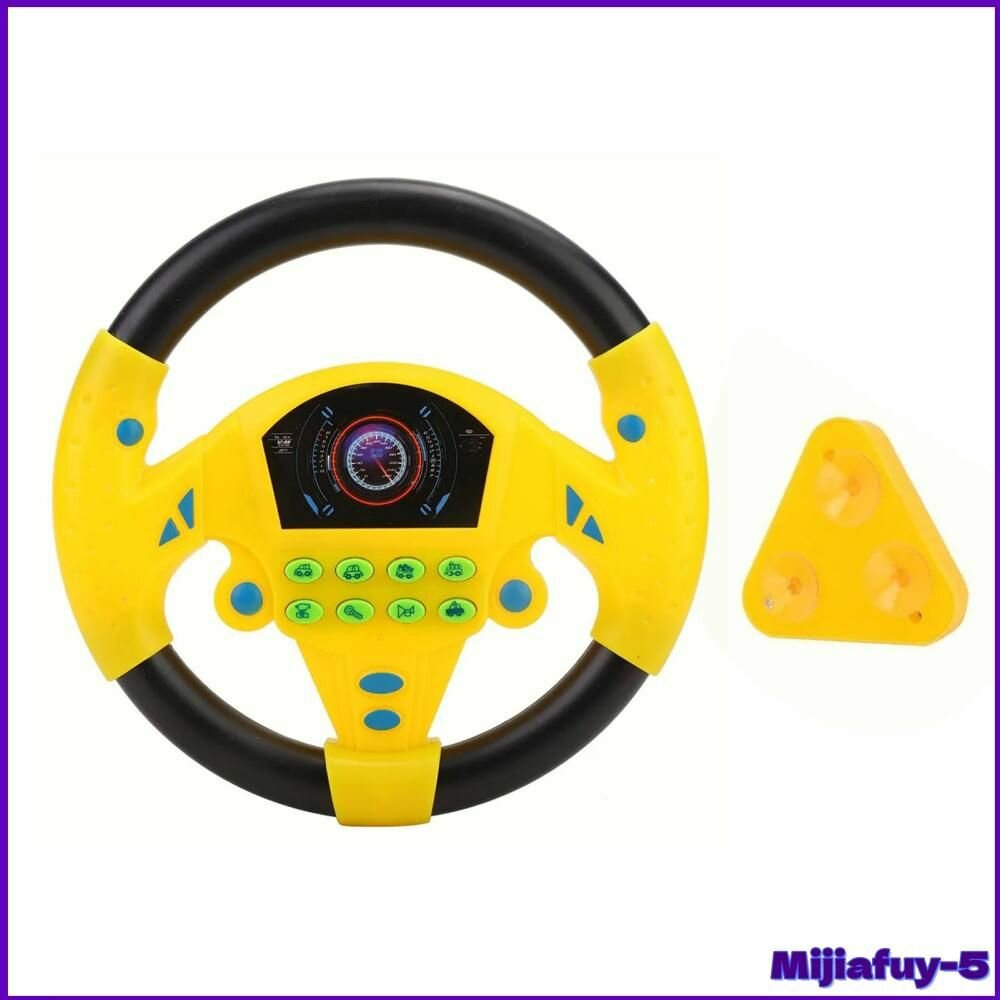 Образовательный игрушечный руль, с кнопками, для веселых игр детей