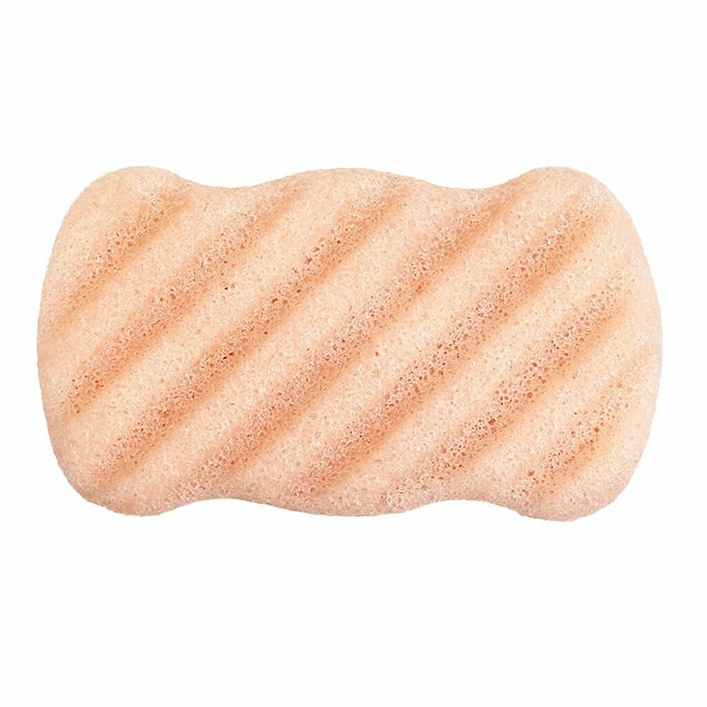 Натуральная конняку губка для умывания лица и тела, мягкая, розовая сакура, глубокое очищение, подходит для всех типов кожи, экологичная, биоразлагаемая