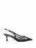 Туфли LOVE MOSCHINO Mesh point-toe pumps, размер 38, black/black