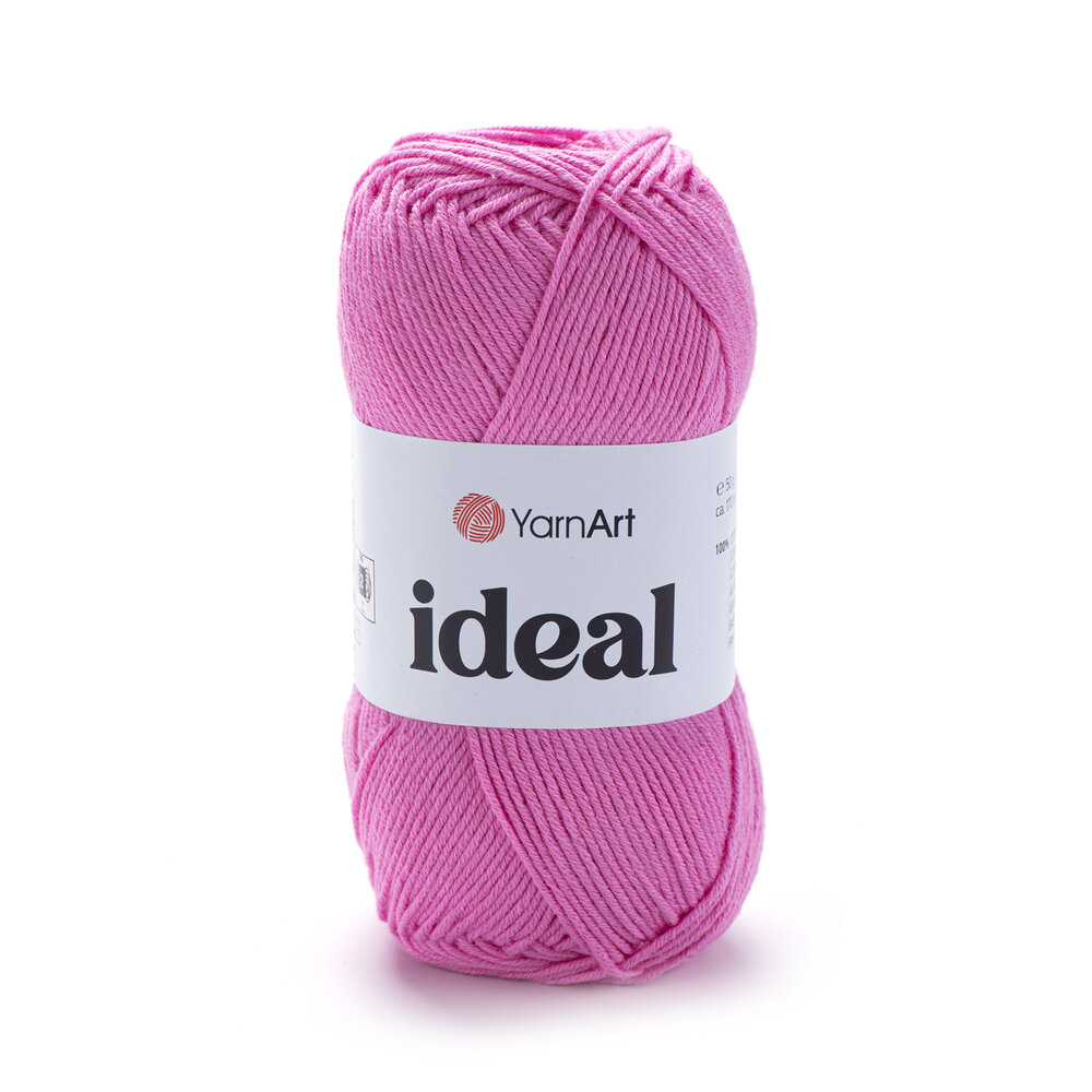 Пряжа для вязания YarnArt Ideal 231 ярко-розовый 50 гр/170 м 100% хлопок