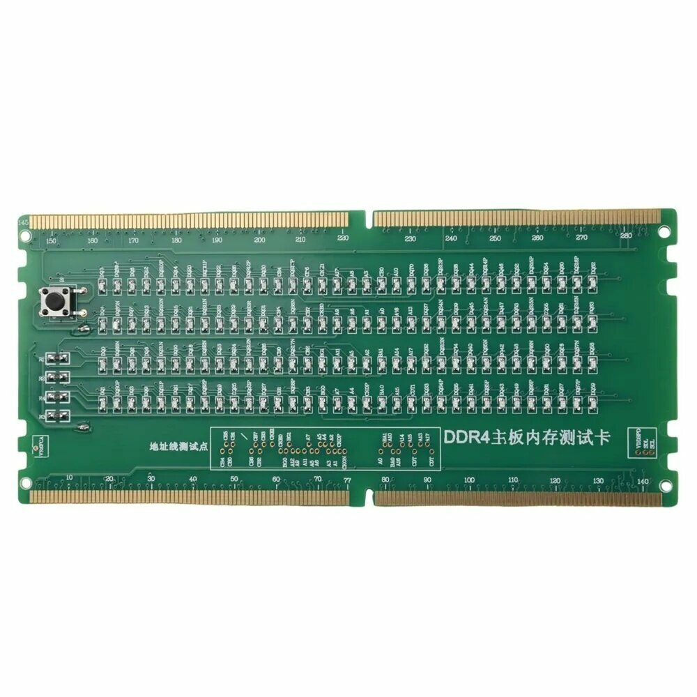 DDR4 тестовая карта RAM слот для памяти светодиодный настольный анализатор ремонта материнской платы тестер