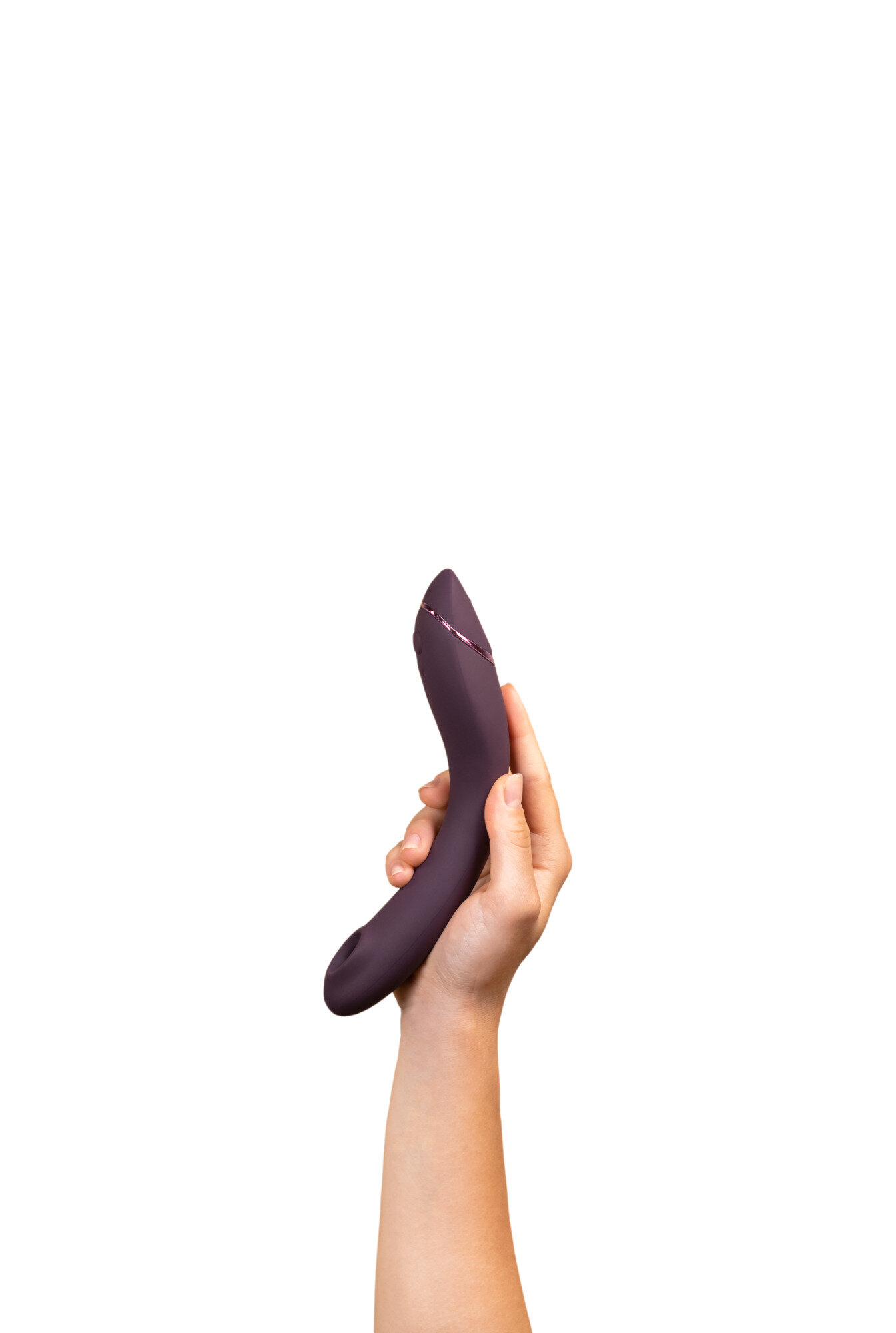 Клиторальный стимулятор Womanizer OG бордовый вакуумно-волновой вибратор для точки G с вибрацией