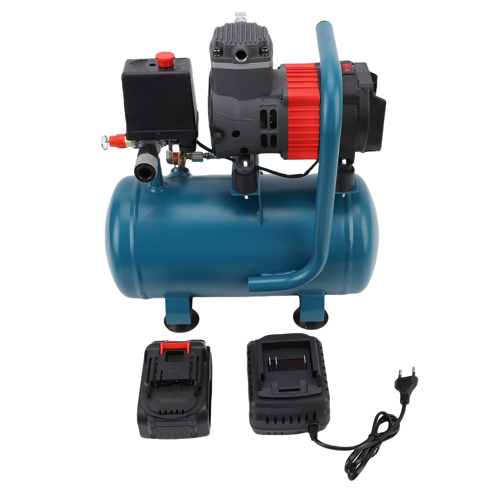 Беспроводной компрессор, 6 л, 8 бар, 3000 мАч, для авто, EU