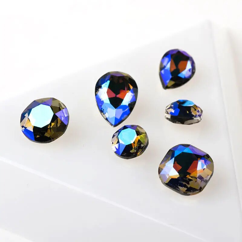 Стразы для ногтей Black Diamond PS, Drop 6x8