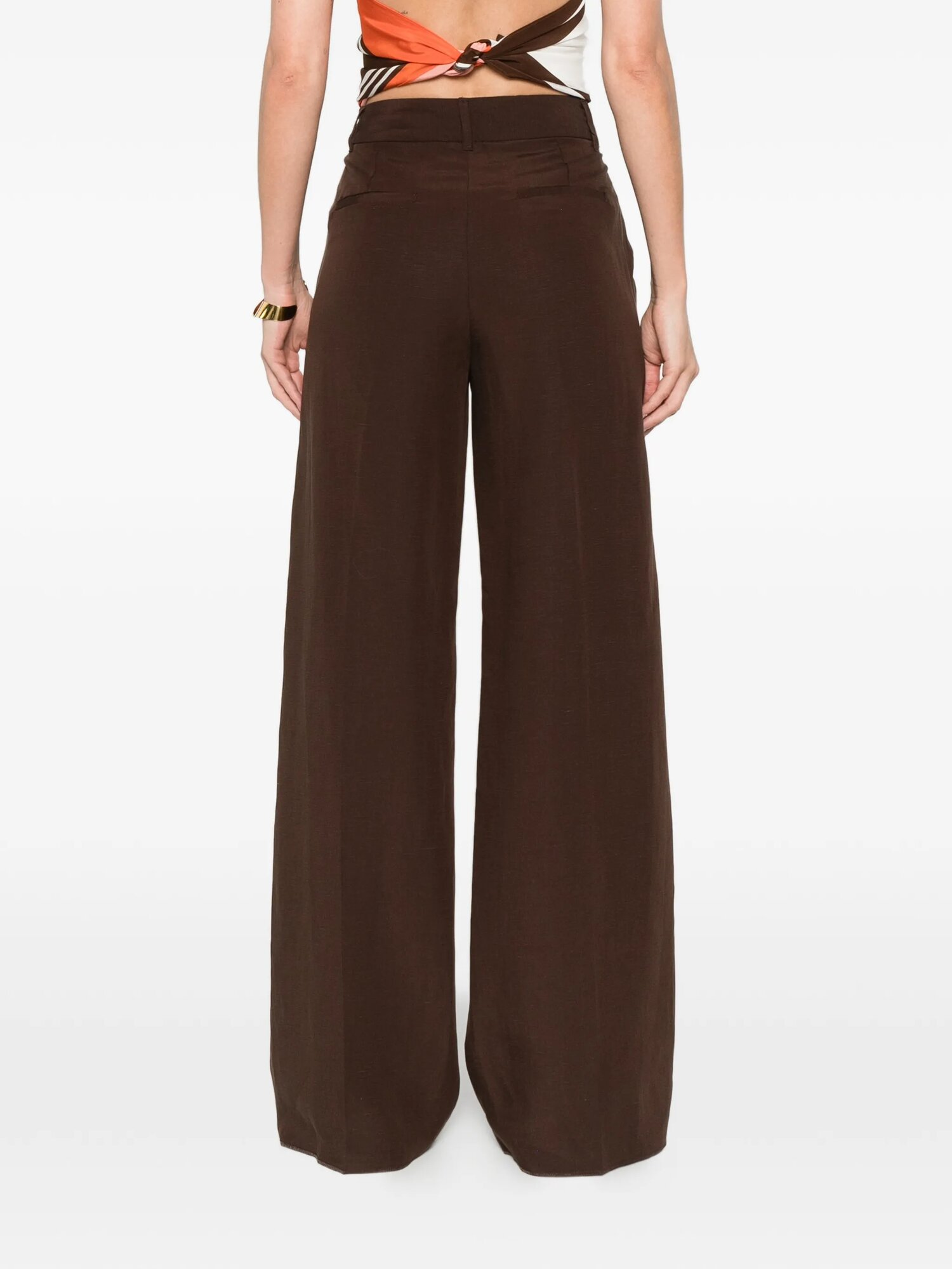 Брюки PennyBlack Wide trousers, размер 42, brown — фото 1