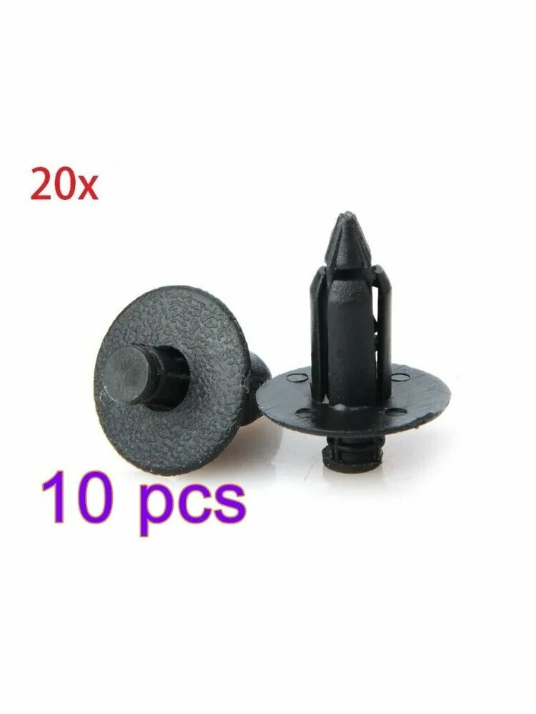 Пластиковые заклепки для крепления обтекателя велосипеда, крепежные зажимы для Honda, крепежные зажимы для Honda Suzukii Kawasakii