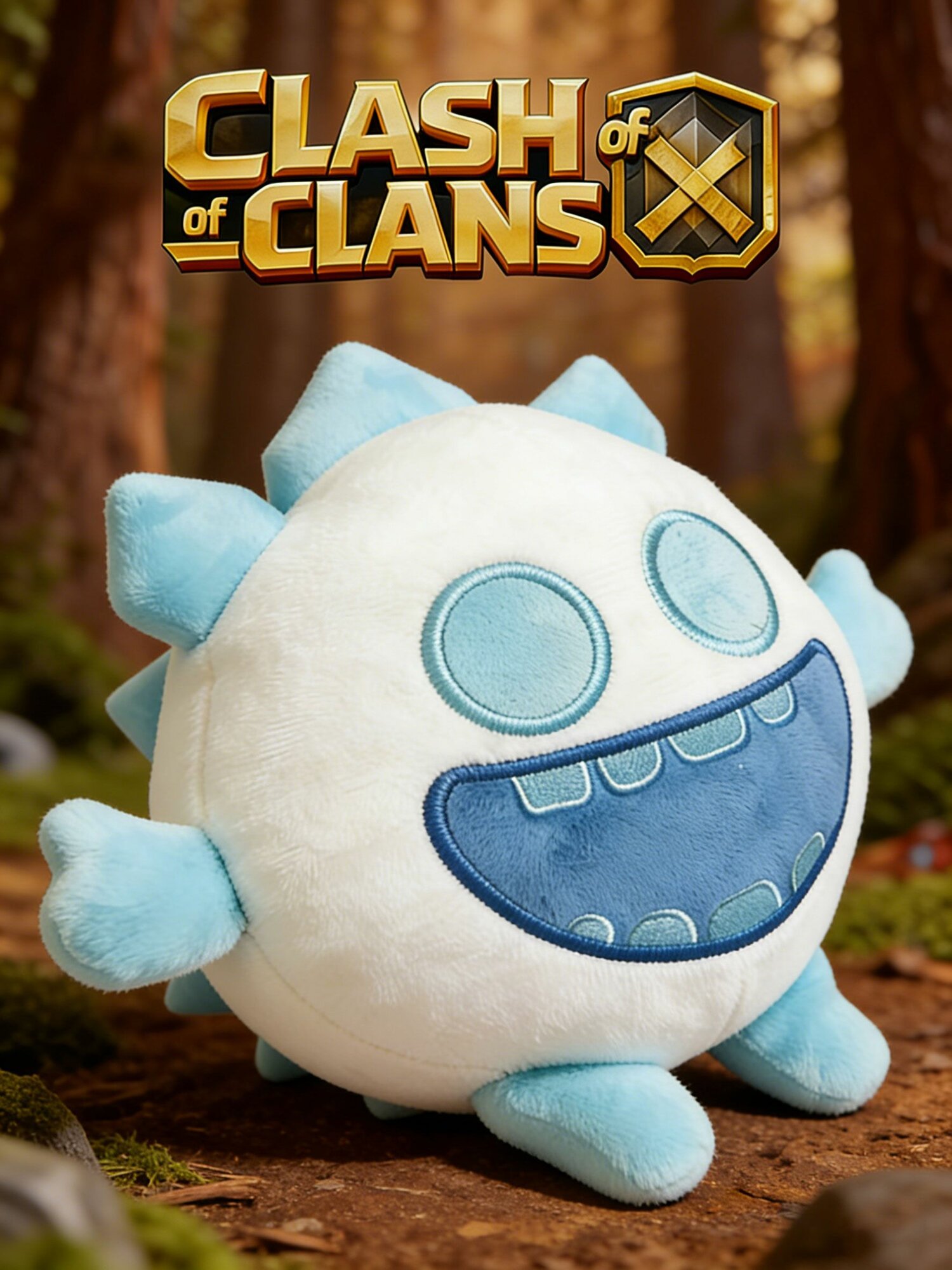 Clash of Clans Плюшевая игрушка Герои видеоигр, 9 см