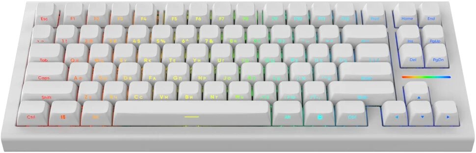 Клавиатура проводная IO by Red Square Type 84 Magnetic, магнитная, белый