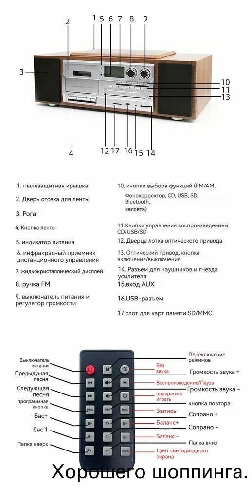 Музыкальный центр — фото 1