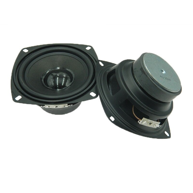 1 комплект 4-дюймовый Полночастотный динамик Идеально подходит для проектов DIY Низкочастотный Сабвуфер Громкоговоритель Твитеры