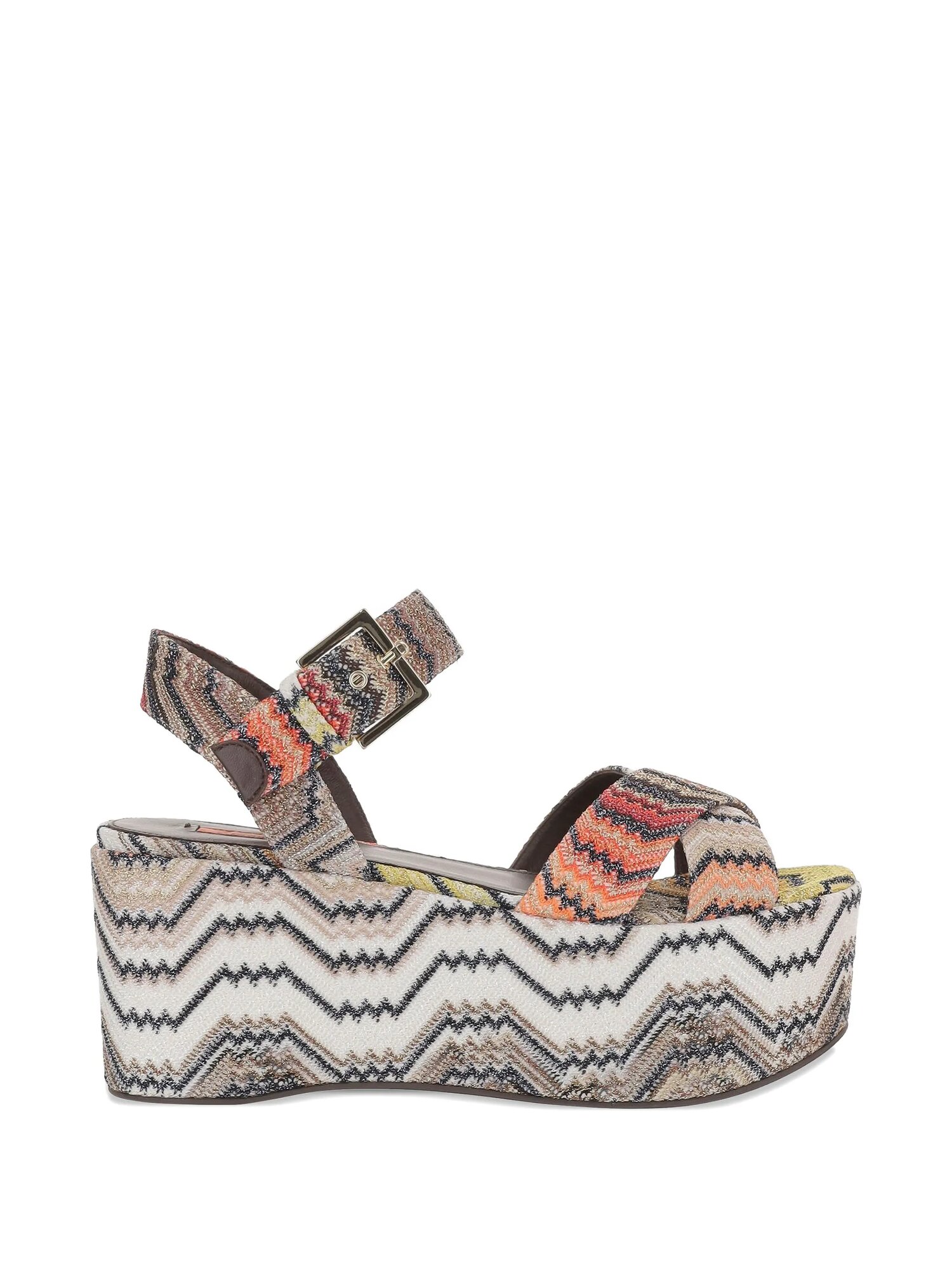 Босоножки Graphic-print platform sandals