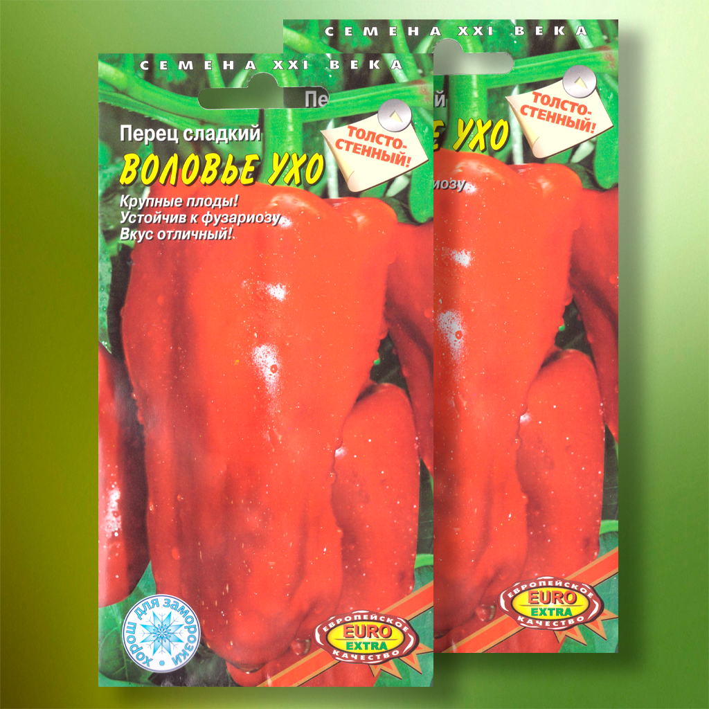 Семена перца сладкого "Воловье ухо", изготовитель "апфа"(Агропромышленная фирма), 2шт.