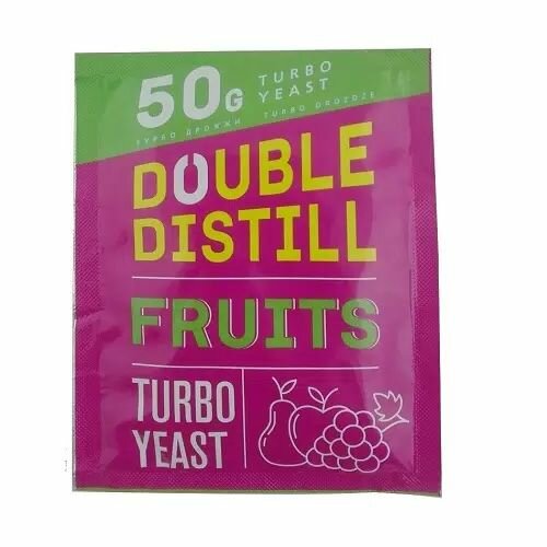 Спиртовые дрожжи Double Distill Fruits 50 г 1 шт
