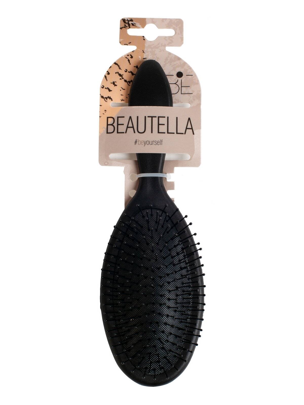 Расческа массажная Beautella, овальная, 22x6.8x4см, черный