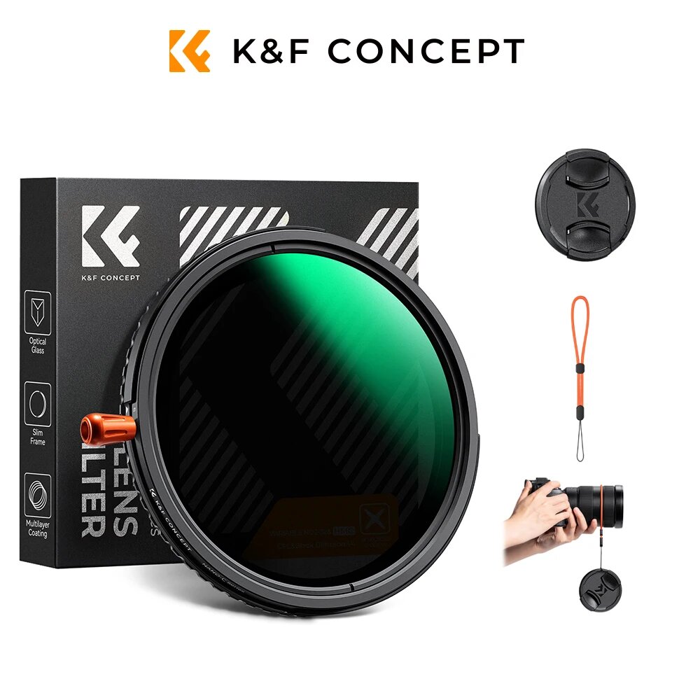 K&F CONCEPT Фильтр 52mm 3-в-1 ND2-32 + CPL + Black Mist
