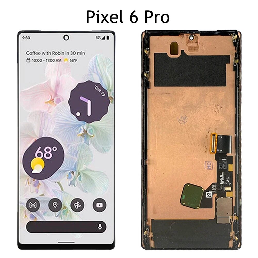 6,7 "заказать оригинальный ЖК-дисплей для Google Pixel 6 Pro, дигитайзер сенсорного 6Pro No Defect