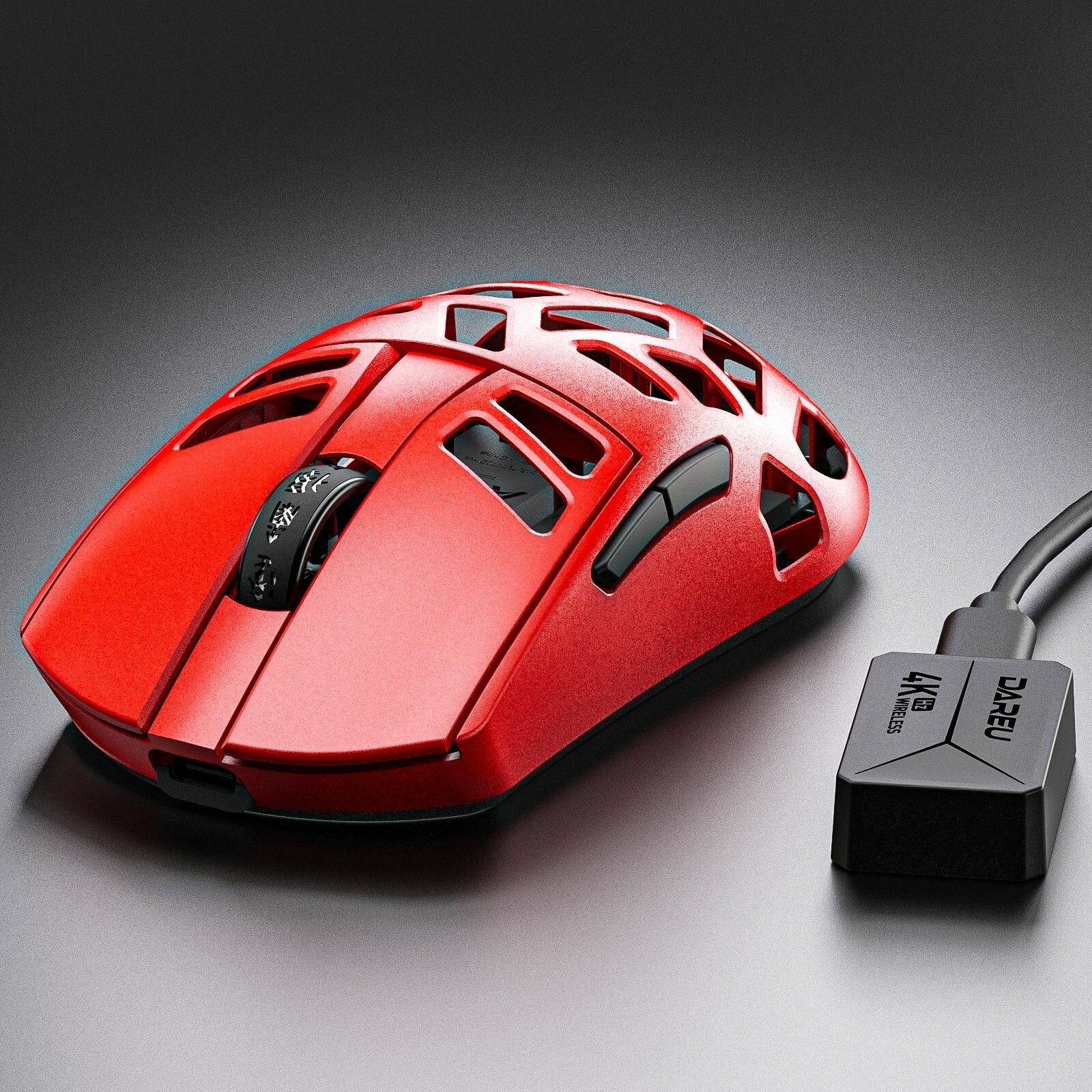 DAREU Al mg Двухмодовая 4KHz беспроводная игровая мышь PBT Быстрая зарядка PAW3395 26000 DPI Легкая игровая приставка для ПК