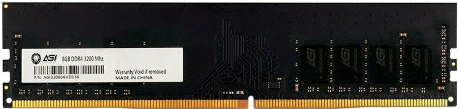 Память DDR4 8GB 3200MHz AGI CL22 1.2V PC-25600