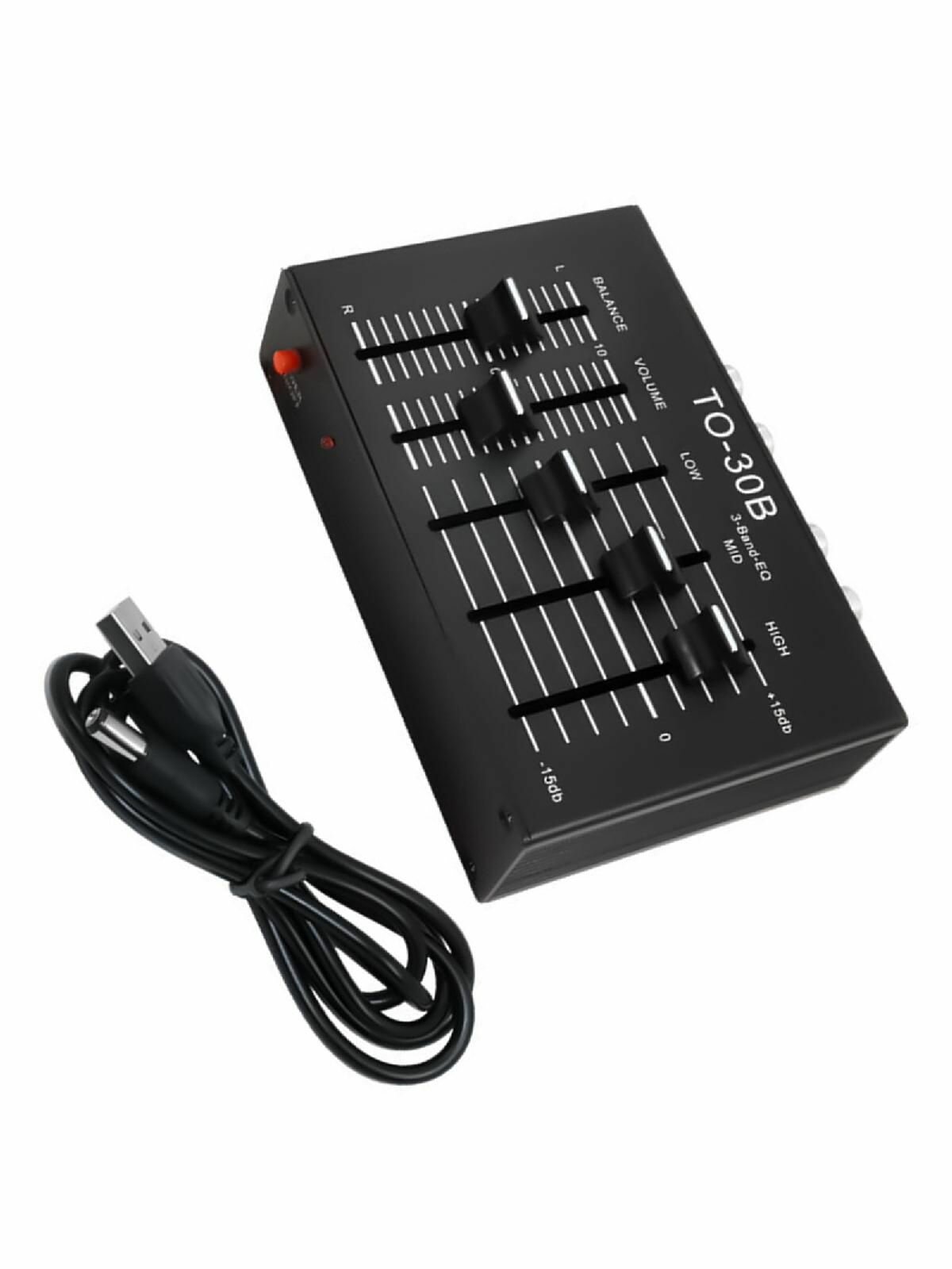 Устройство звукового эквалайзера с предусилителем