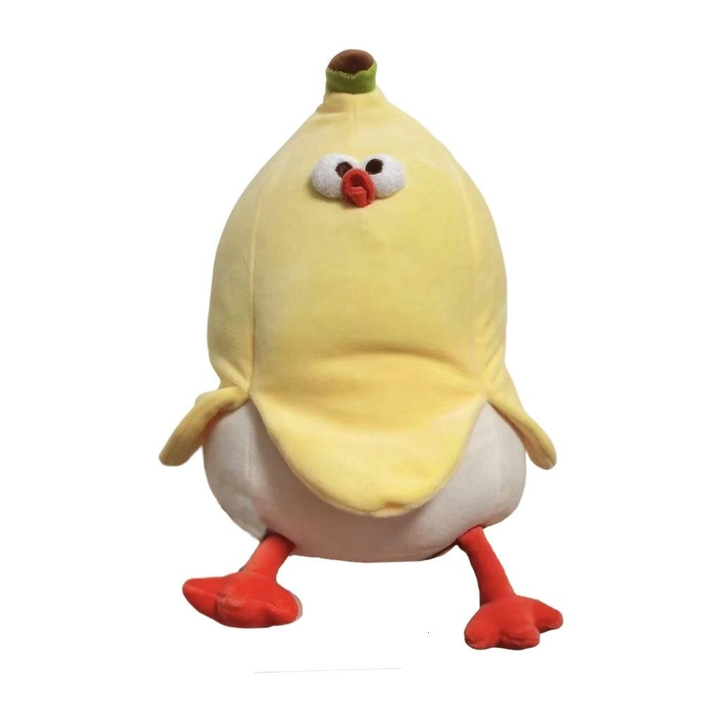 Плюшевая игрушка курица, Курица с бананом