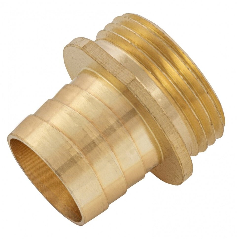 Штуцер для шланга 1" с наружной резьбой G1" Denzel (97271)