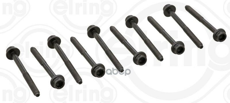 К-кт болтов ГБЦ! 10шт Audi A2, VW Golf/Polo/Lupo 1.6 16V BAD/ARC/AZD 99> Elring арт. 057220