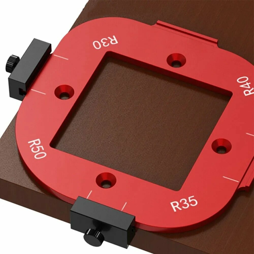 OZ-ITIN-Шаблоны радиального фрезера Jig, вспомогательное оборудование для резки деревянных досок из алюминиевого сплава