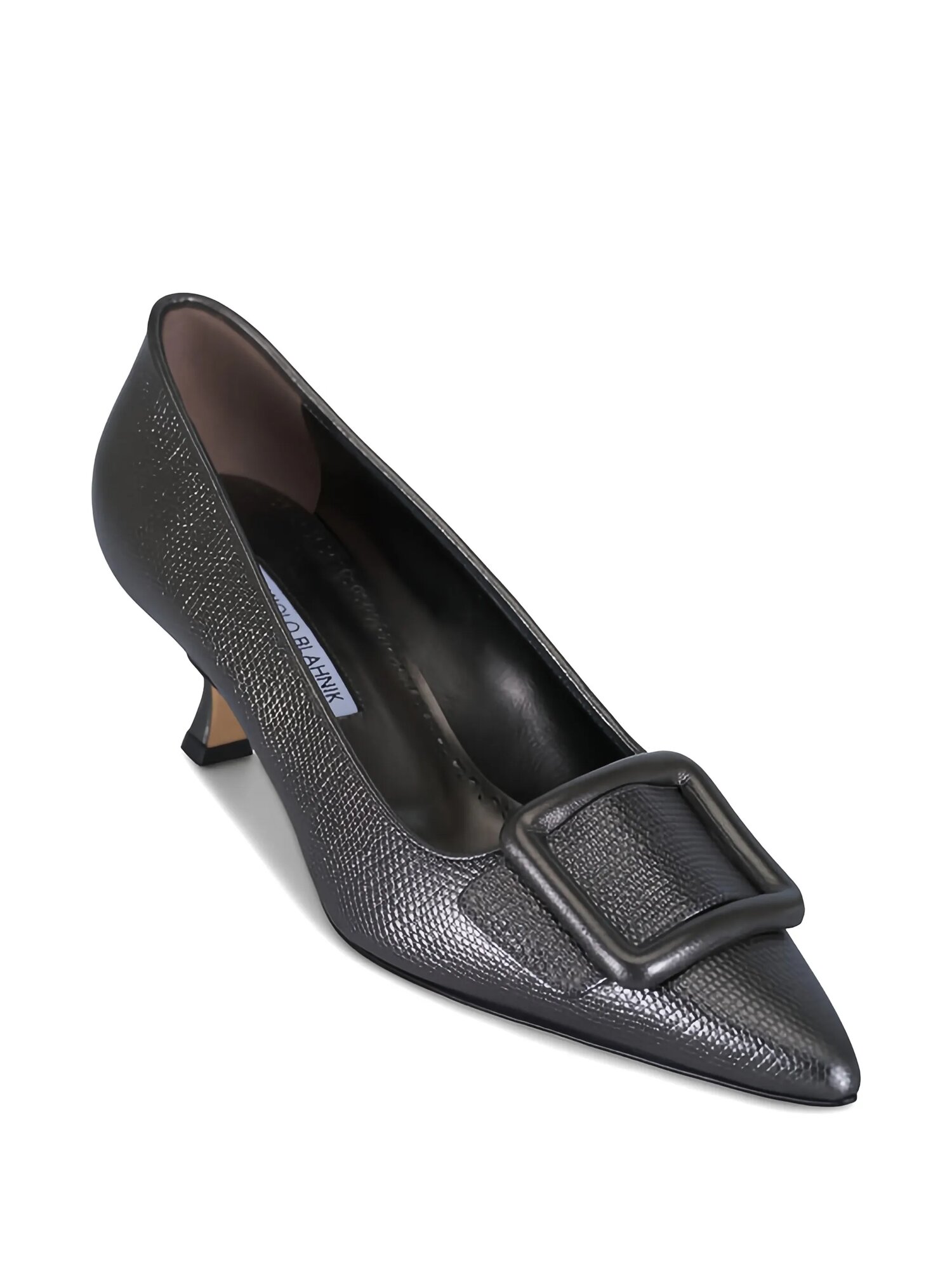 Туфли Manolo Blahnik Maysale, размер 39, grey — фото 1