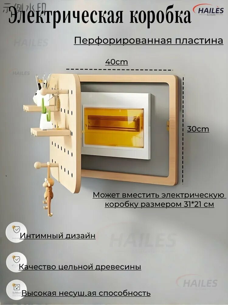 Крышка электросчетчика(Можно хранить), внутренняя электрическая панель, распределительная коробка для ресторана, 40*30 см