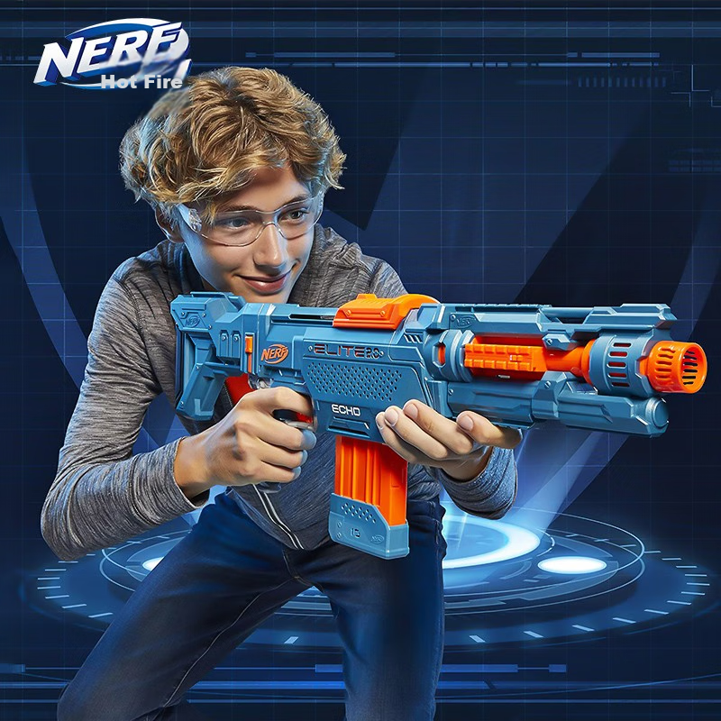 Hasbro NERF Hot Fire Elite 2.0 Storm Blaster E9534 Детская игрушка-пистолет для открытки на Новый год