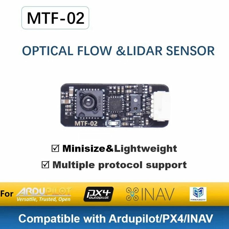 Оптический датчик потока MTF-02 6M и модуль LiDAR, совместимый с PX4.