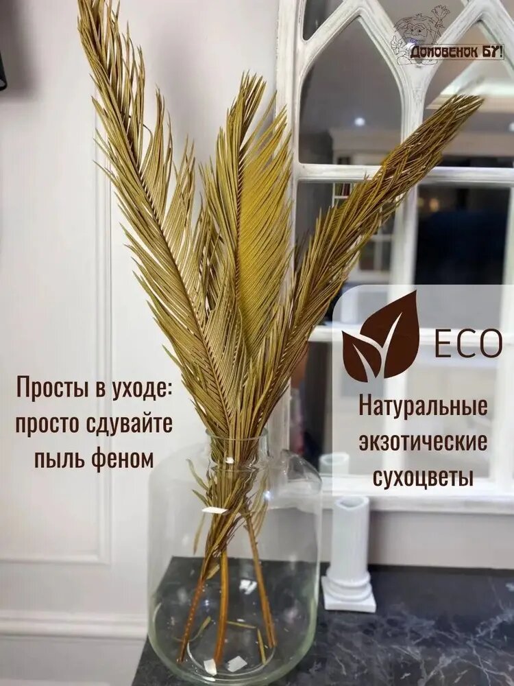 Сухоцветы, 40 см, 177 гр, 20 шт