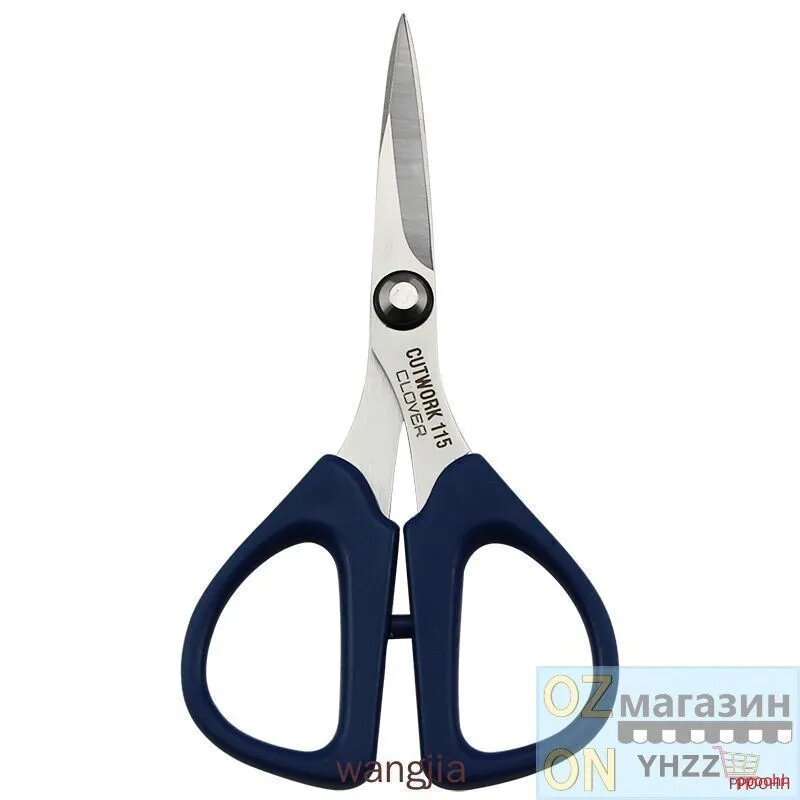 Японские тканевые ножницы Clover CUTWORK 115 для шитья, 11.5 см, 1 шт