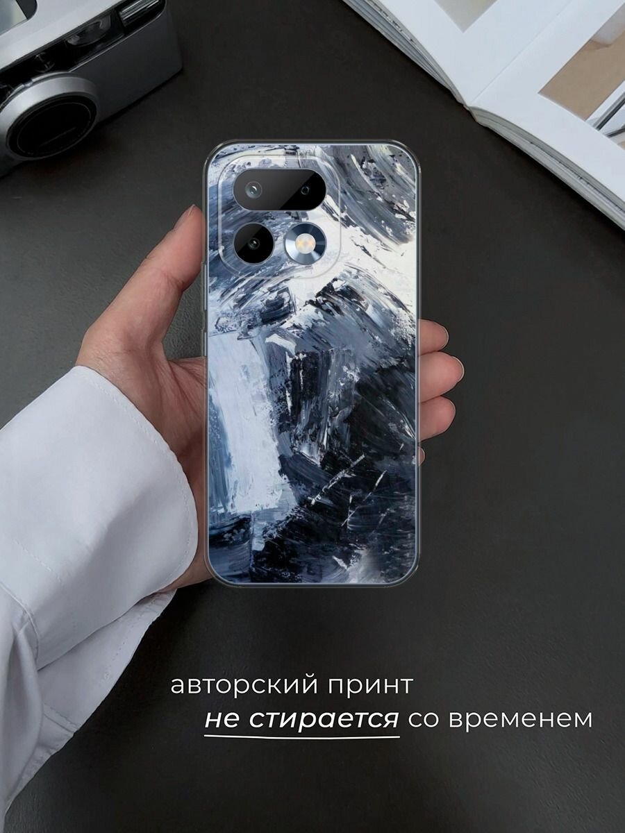 Чехол на Realme 16 Pro / Реалме 16 Про с принтом Абстракция живопись — фото 1